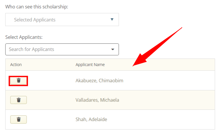 Special Funds Configuration – AwardSpring Help Center