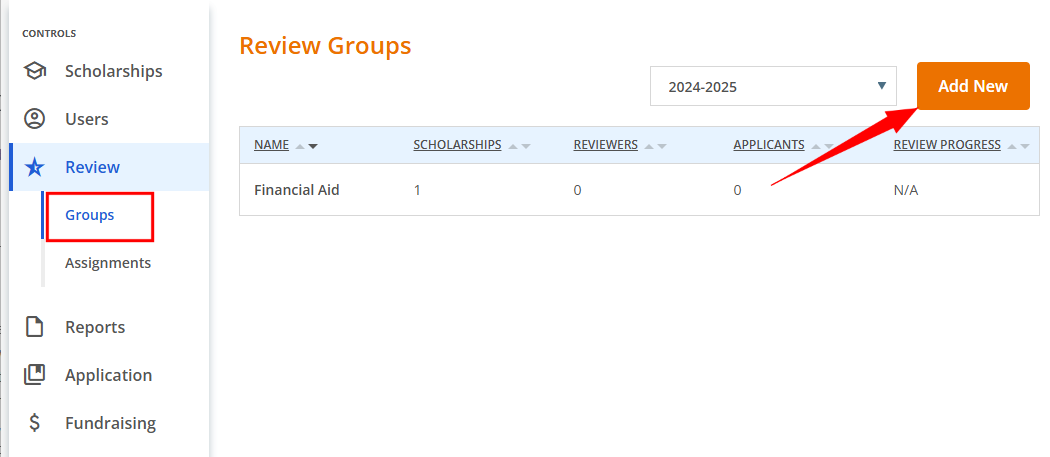 How to Create a Review Group – AwardSpring Help Center
