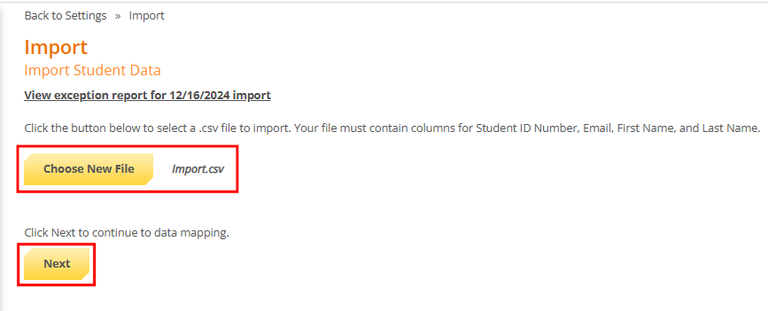 Importing – AwardSpring Help Center