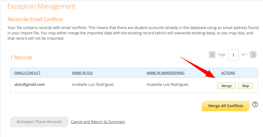 Importing – AwardSpring Help Center
