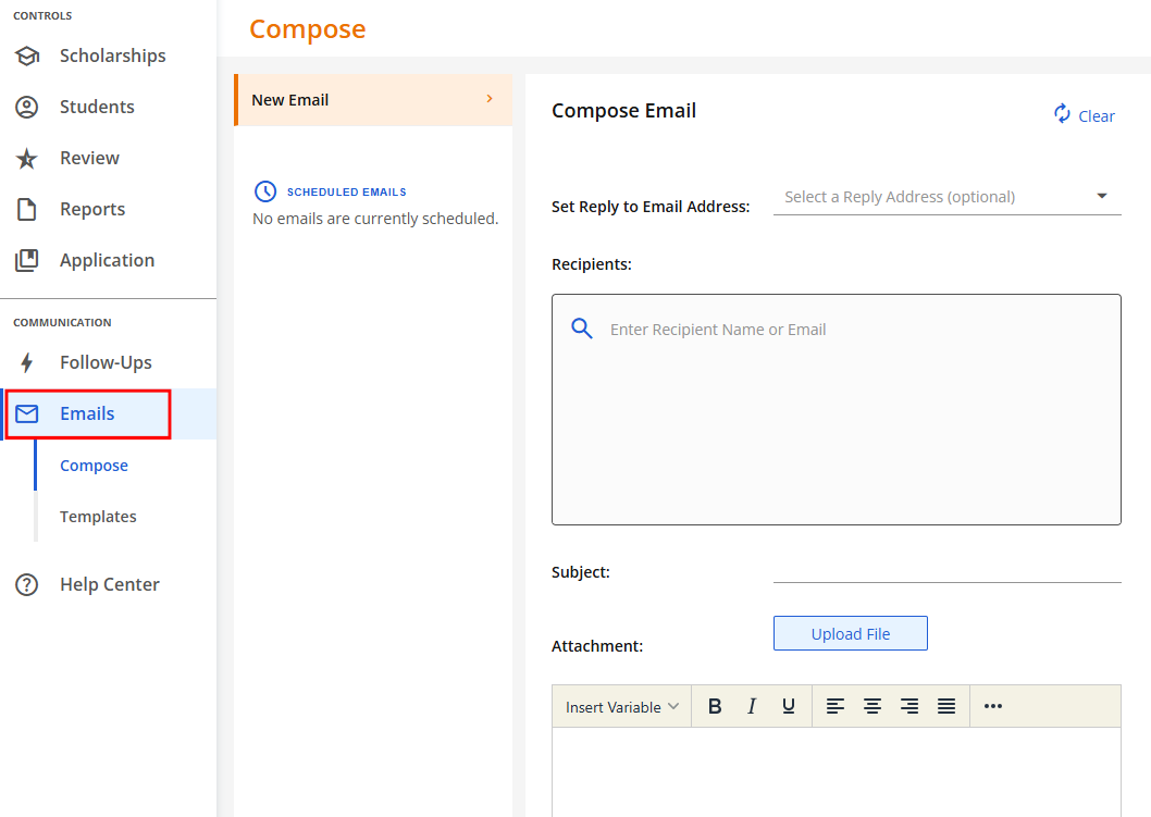 The Department Administrator Interface – AwardSpring Help Center