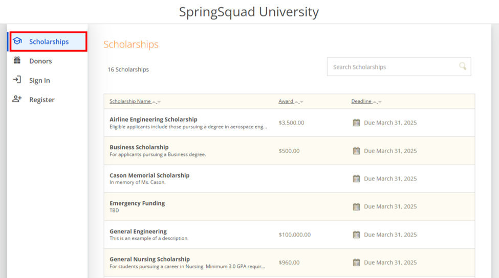 Applicant Guide – AwardSpring Help Center