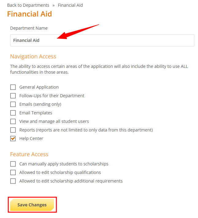 Departments: A Detailed Guide – AwardSpring Help Center