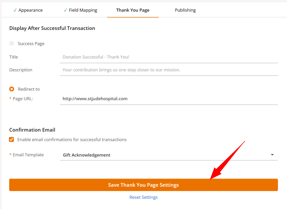 Payment Pages: A Detailed Guide – AwardSpring Help Center